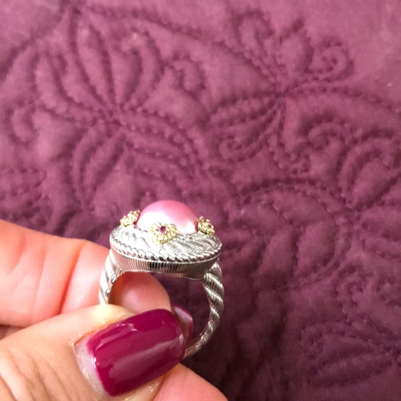 Judith Ripka | Jewelry | Judith Ripka Pink Mabe Pearl Ring | Poshmark